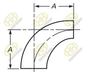 Dimensions of ASME B16.9 Standard 90 degree Long Radius Reducing Elbows ...